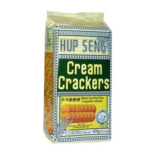 Hup Seng Cream Crackers biscuits 428gm - Premium Butchery SG